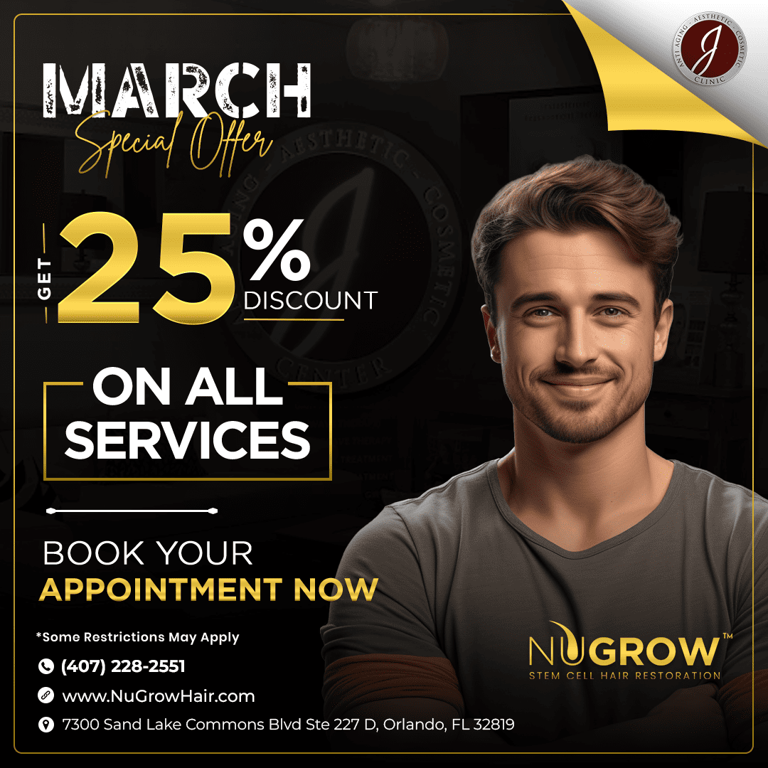 NuGrow STEM Cell Hair Restoration in Orlando, FL