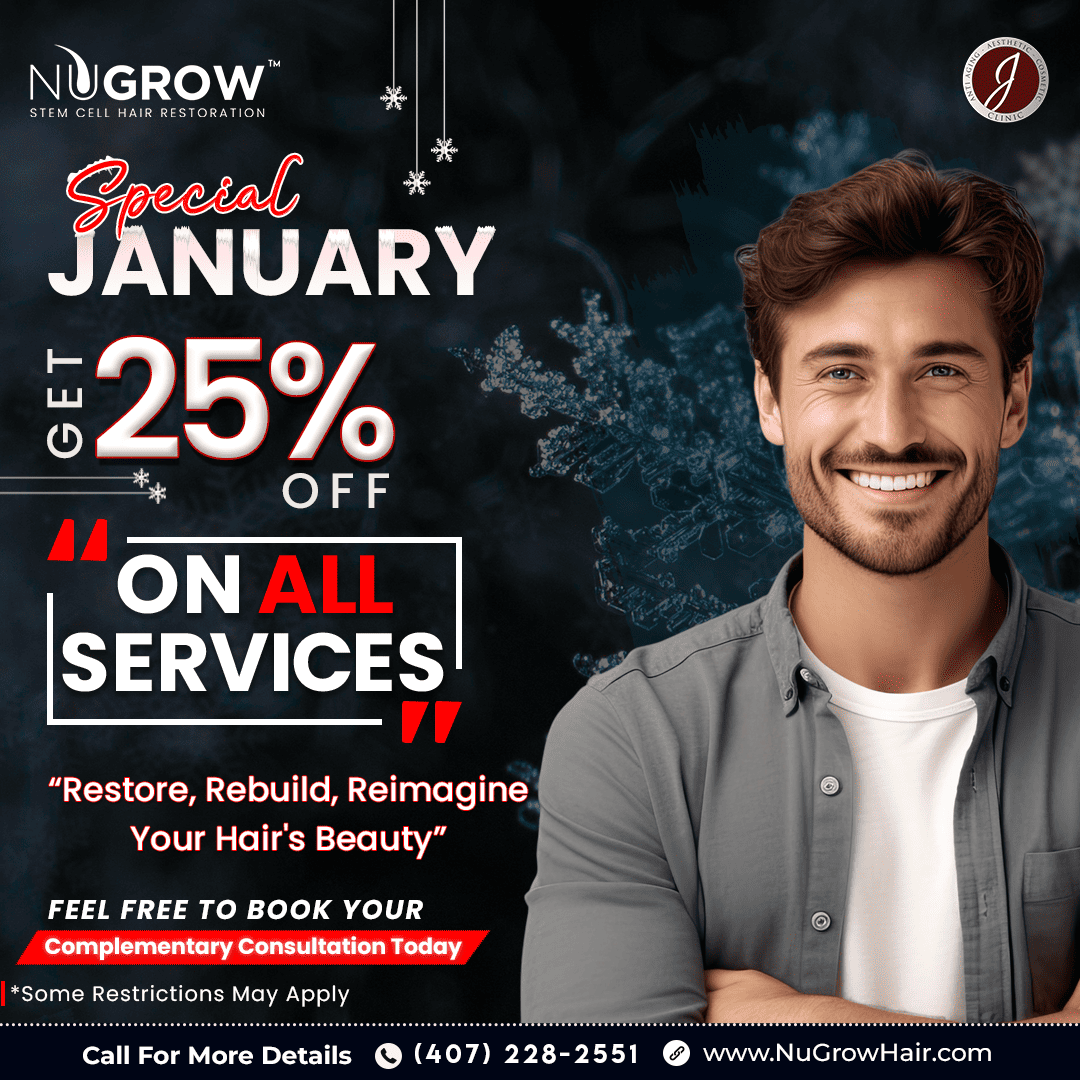 NuGrow STEM Cell Hair Restoration - Grow Nu Hair™